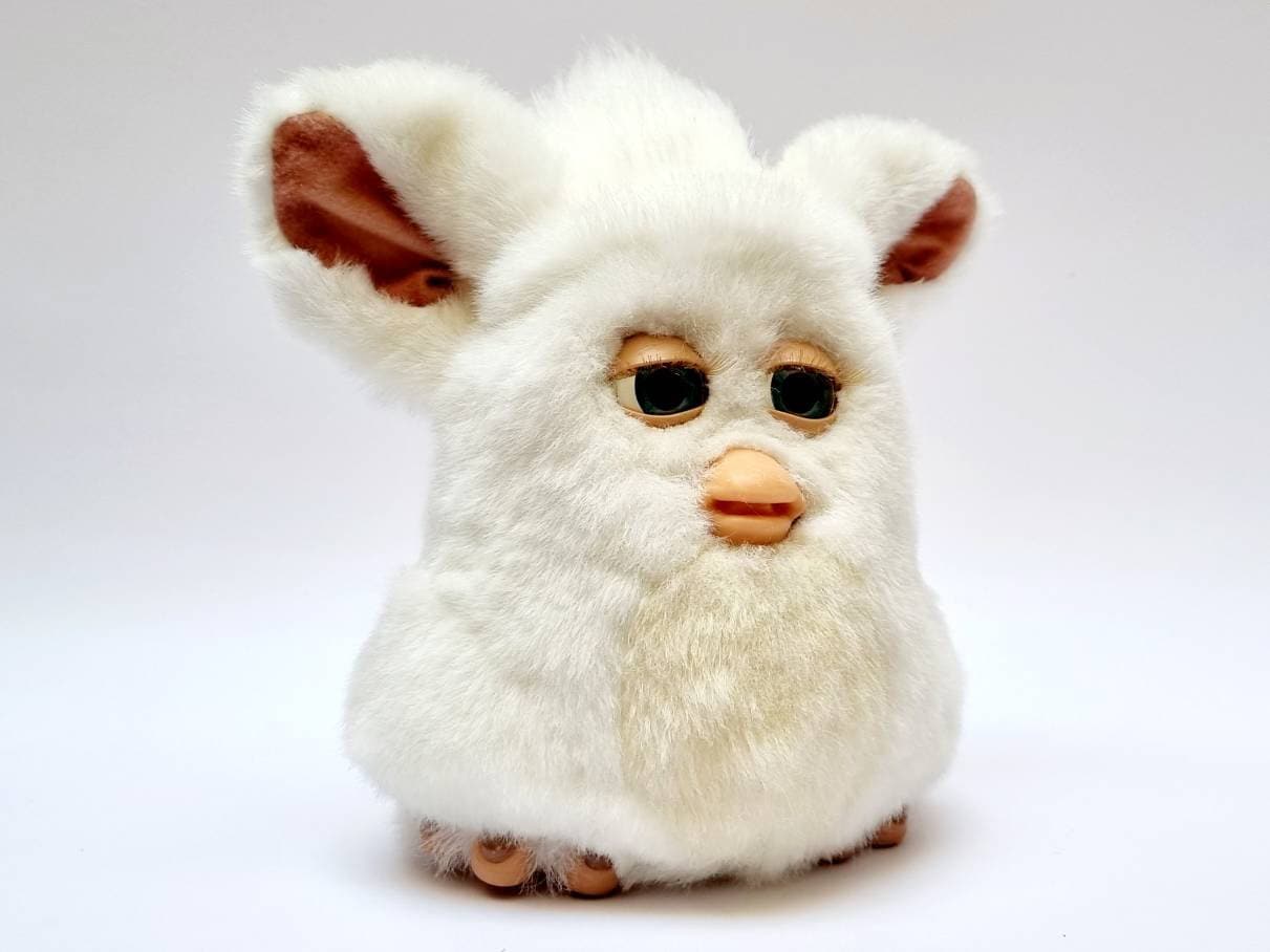RARE Furby 2005 Emoto Tronic Marshmallow Vintage Furby Plush Model ...