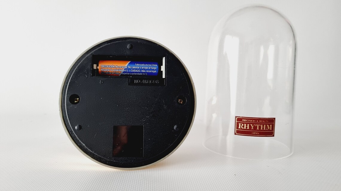 Vintage Watch Rhythm, Quartz Clock, Music Clock, Space Age Clock, Alarm ...