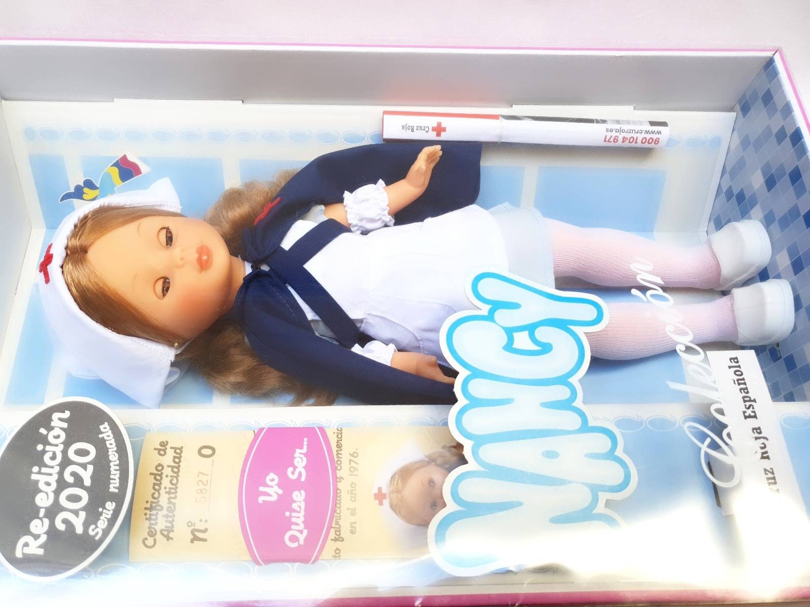 CHARMIMG Nancy Nurse Doll Famosa 2020 Nancy Collection Muñeca Española ...