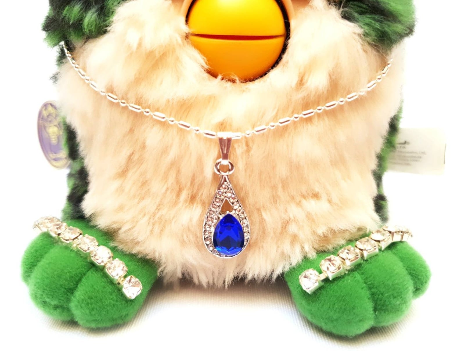 ADOPT ME!! Furby 1998 Turtle Furby Toy Green Fur Blue Eyes Custom Furby ...