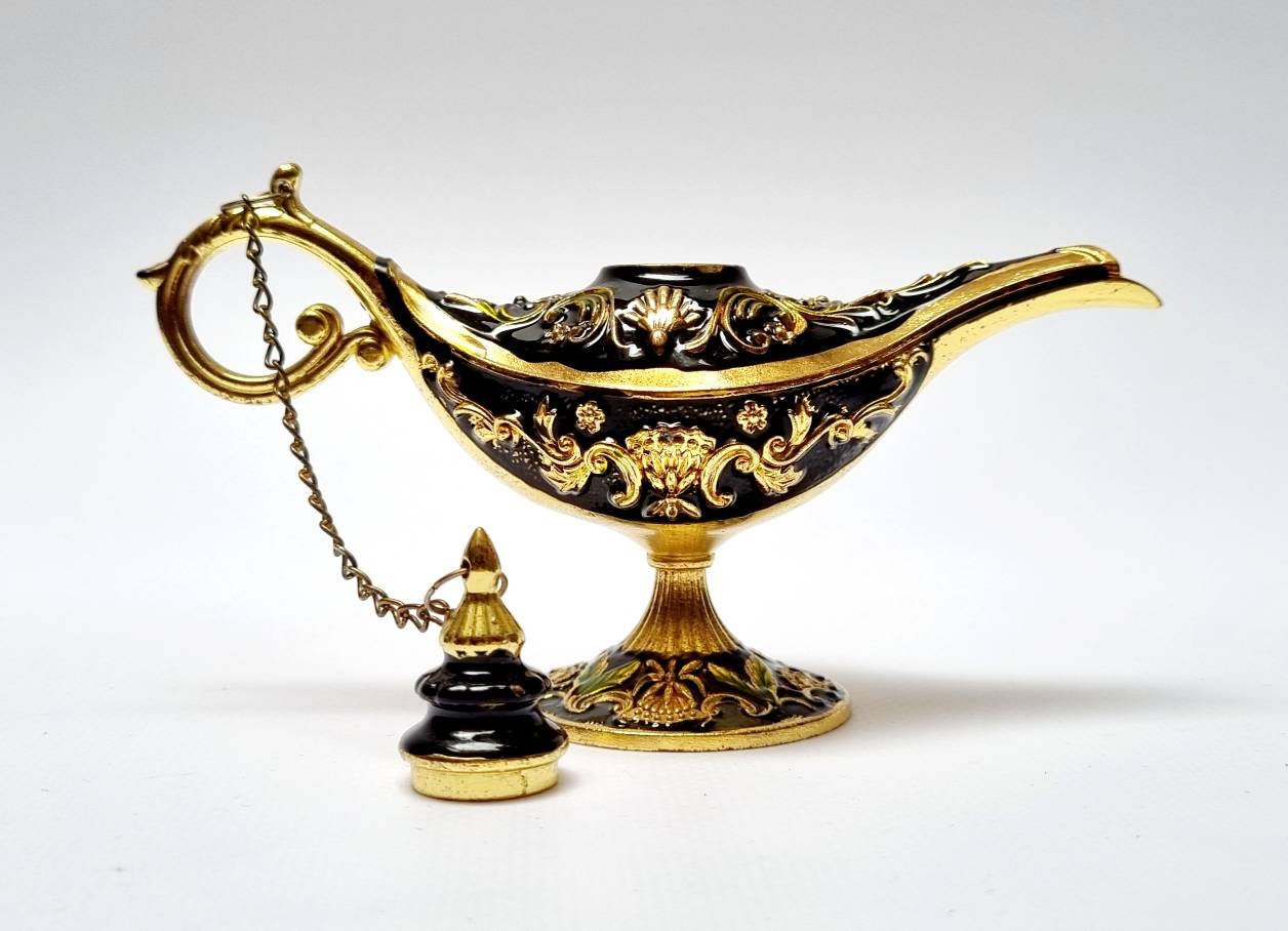 Aladdin Magic Lamp 5, Disney Aladdin Visual Torch, Antique Oil Lamp ...