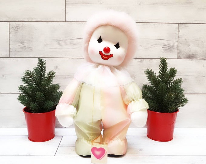 RARE Vintage Poter 1986 Clown Doll Musical WORKS Moves Head Winds Up - Etsy