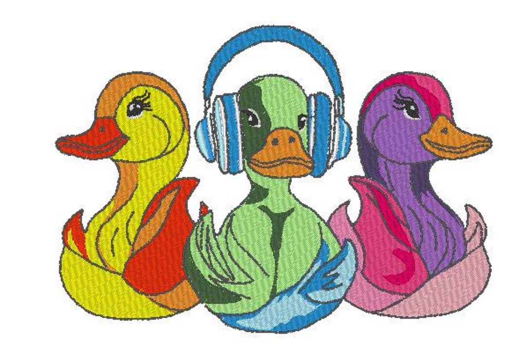 Funny Ducks Embroidery Design, Machine Embroidery Designs, Embroidery ...
