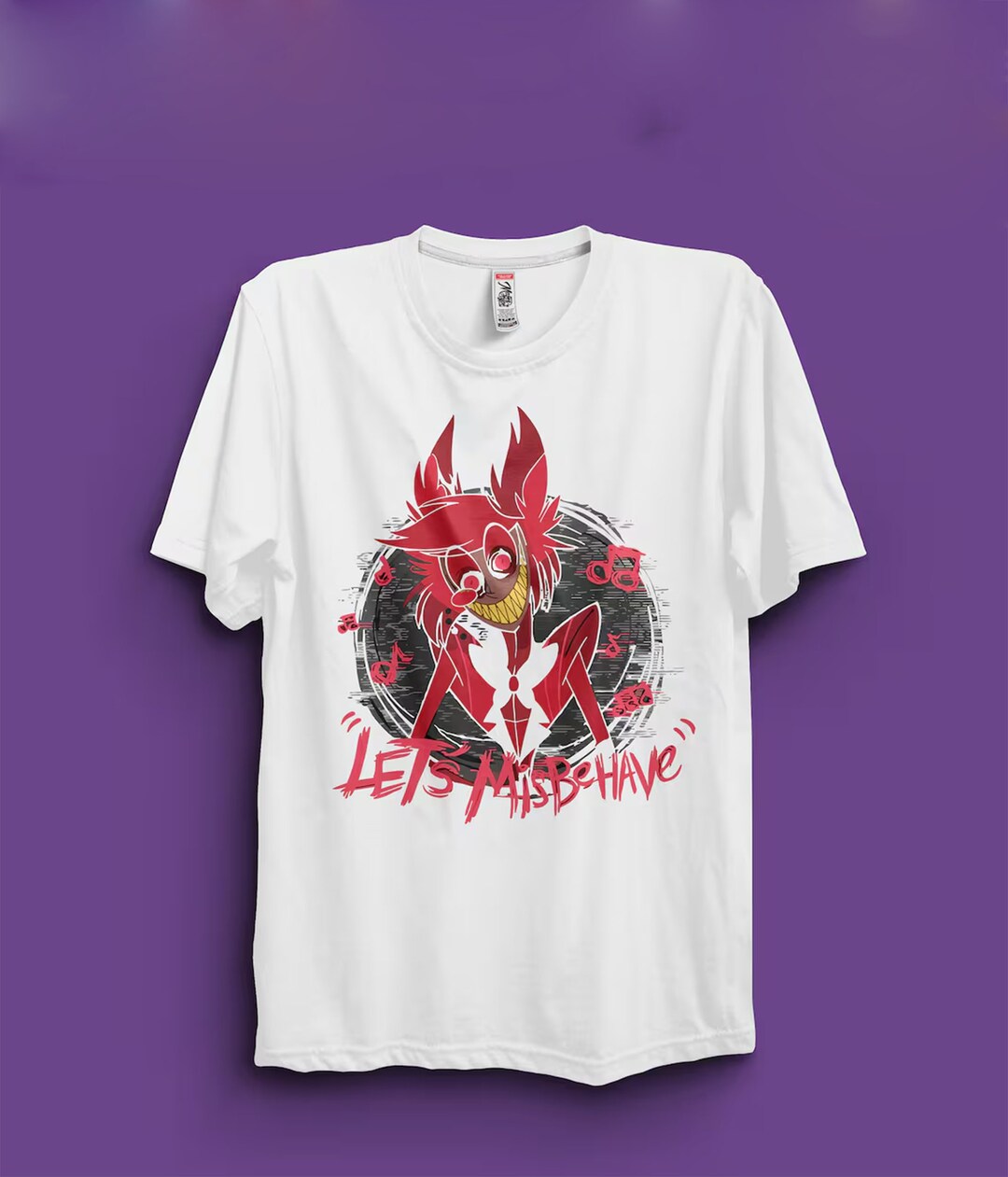 Let's Misbehave Alastor Shirt, Alastor Tshirt, Alastor, Charlie, Vaggie ...