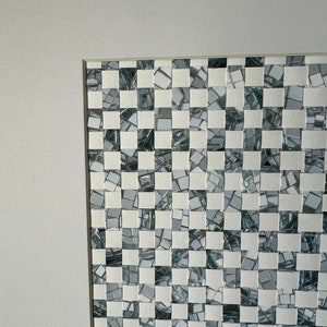 Checkered Disco Ball, Paper Weaving, Original Art, 5x7 Inches, Handmade ...