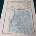 1870 Town Map of Webster, Worcester County Massachusetts 15x13 Inches ...