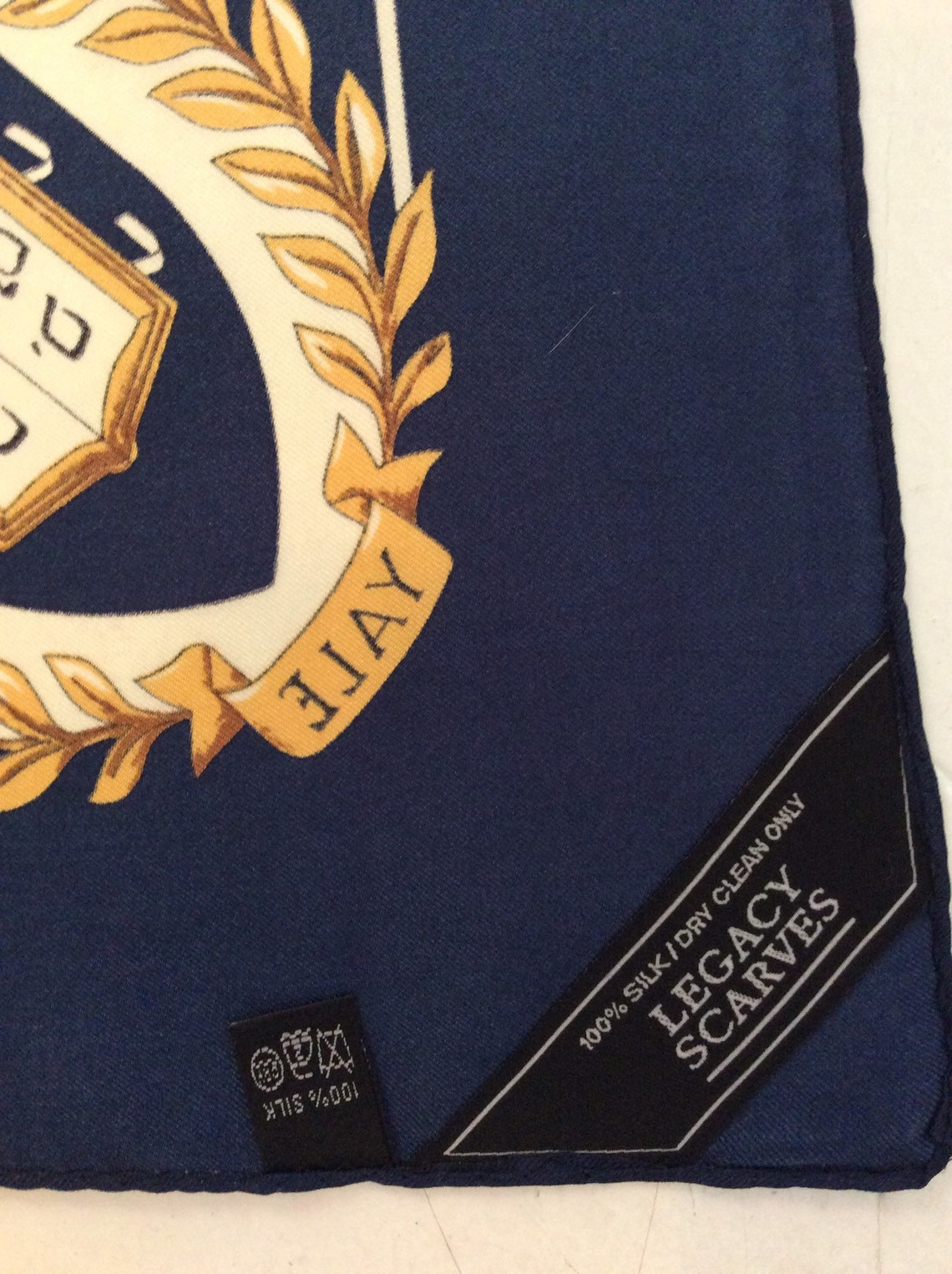 Yale University Silk Scarf The Rah-Rah Legacy Collection | Etsy