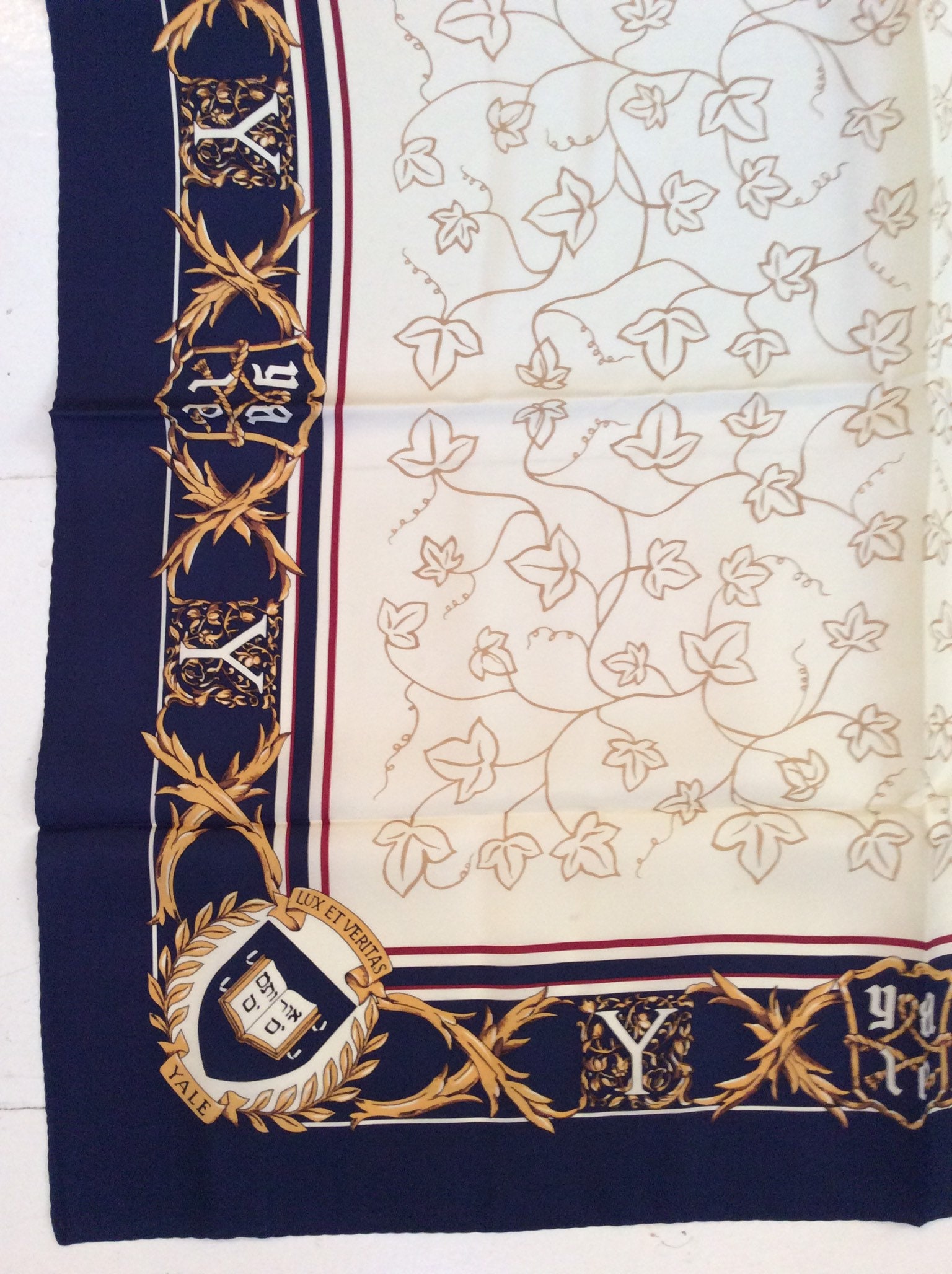 Yale University Silk Scarf The Rah-Rah Legacy Collection | Etsy