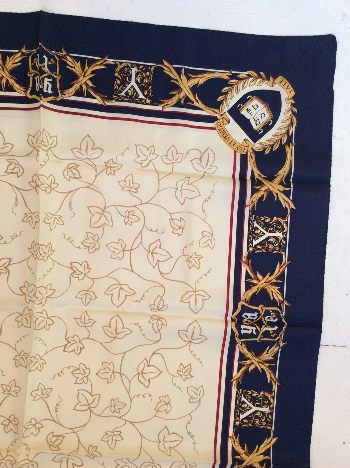 Yale University Silk Scarf The Rah-Rah Legacy Collection | Etsy