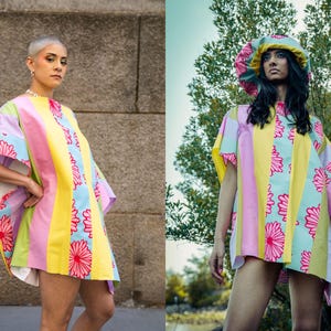 Oversized Dress Sewing Pattern, Cape Customizable, PDF Tutorial, Womens ...