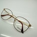 Vintage New Old Stock Yves Saint Laurent YSL Gold Eyeglass Frames Mod ...