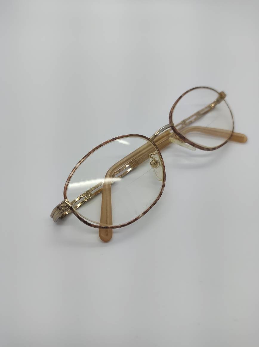 Vintage Fendi Gold Plated Eyeglass Frames Mod F65 RX LENTILLES | Etsy