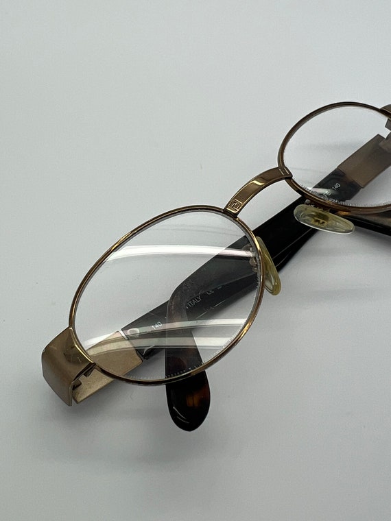 Vintage Fendi Brown Bronze Eyeglass Frames Mod FS300 … - Gem