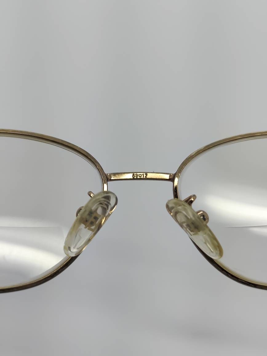 Vintage Fendi Gold Plated Eyeglass Frames Mod F65 RX LENTILLES | Etsy