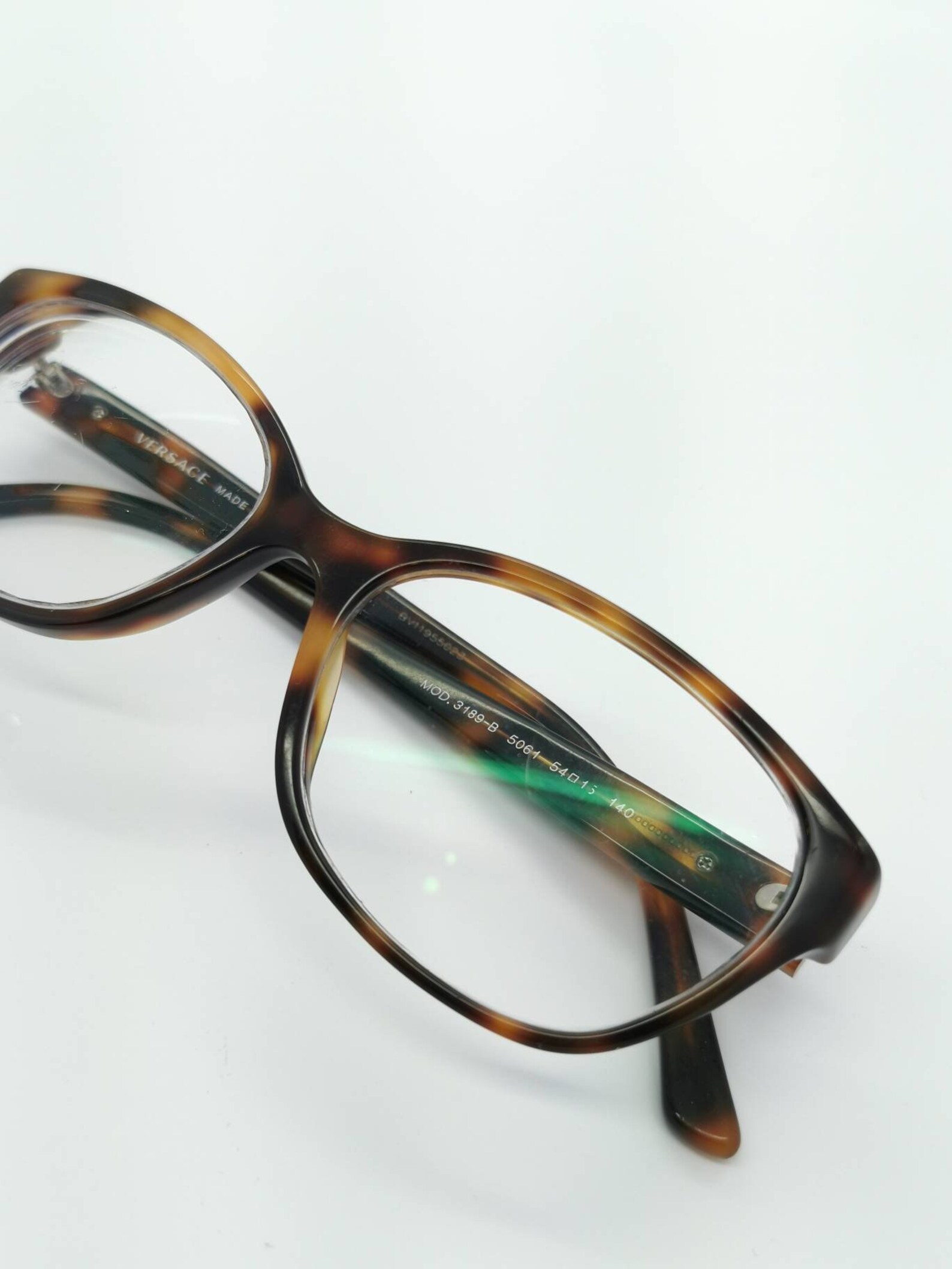 Vintage Versace Tortoise Eyeglass Frames Mod 3189-B RX LENSES - Etsy