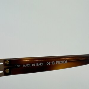 Vintage Fendi Gold Brown Eyeglass Frames Mod FS209 RX LENSES - Etsy