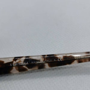 Vintage New Old Stock Versace Tortoise Eyeglass Frames Mod 1210 DEMO ...