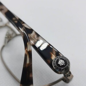 Vintage New Old Stock Versace Tortoise Eyeglass Frames Mod 1210 DEMO ...