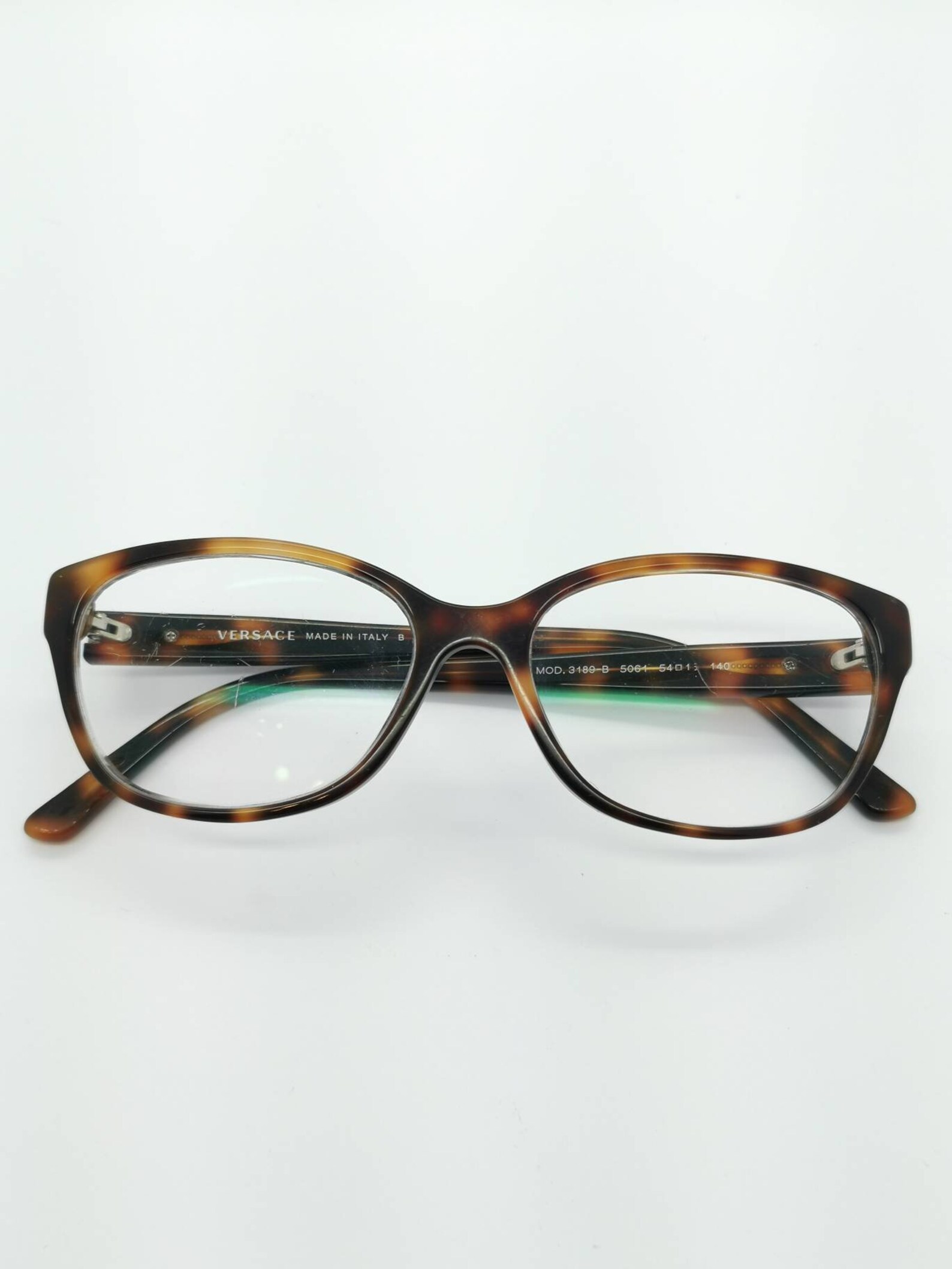 Vintage Versace Tortoise Eyeglass Frames Mod 3189-B RX LENSES - Etsy