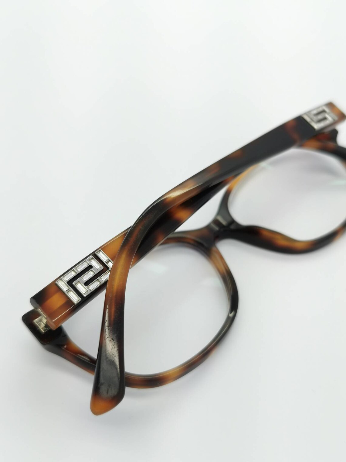Vintage Versace Tortoise Eyeglass Frames Mod 3189-B RX LENSES - Etsy