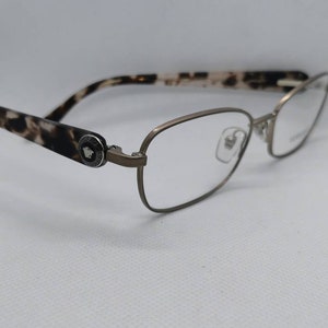 Vintage New Old Stock Versace Tortoise Eyeglass Frames Mod 1210 DEMO ...