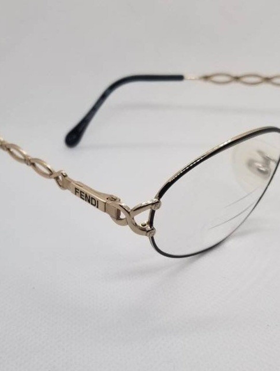 Vintage Fendi Gold Eyeglasses Frames Mod F48 RX LENSES - Etsy
