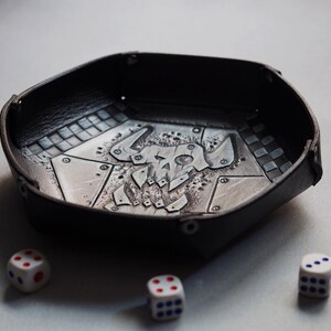Orks Dice Tray - Wh40k Leather Dice Tray - Xenos Army - Boyz - Warboss ...