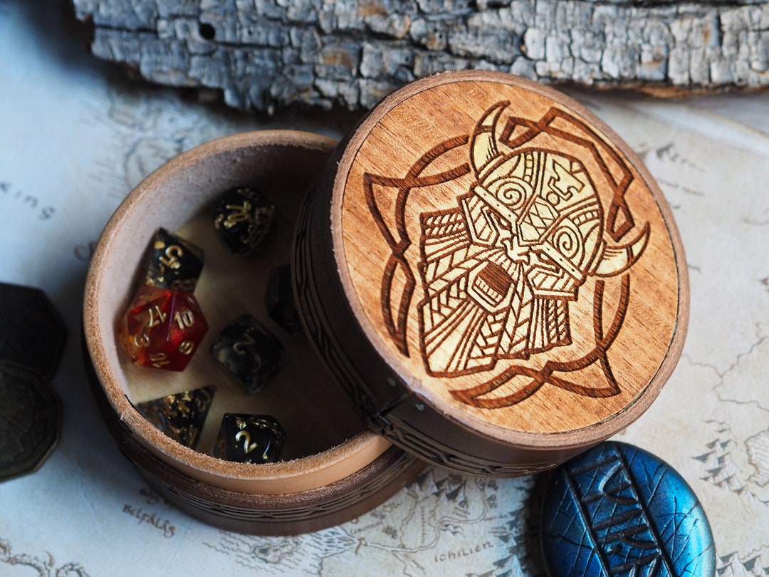 Dnd Dice Box - Dwarven Dice Holder - Dungeons and Dragons - D&D ...