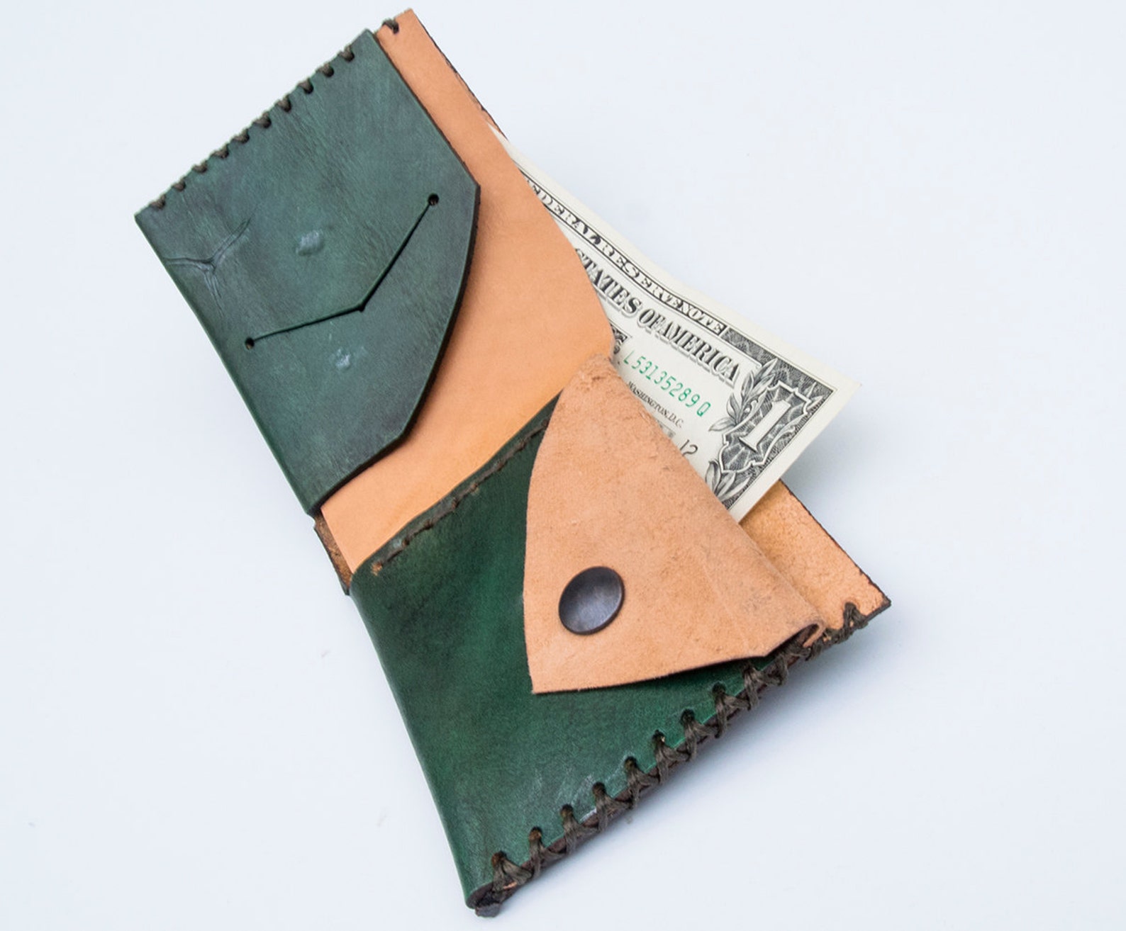 Leather Geek Wallet Star Wars Mandalorian Minimalist - Etsy