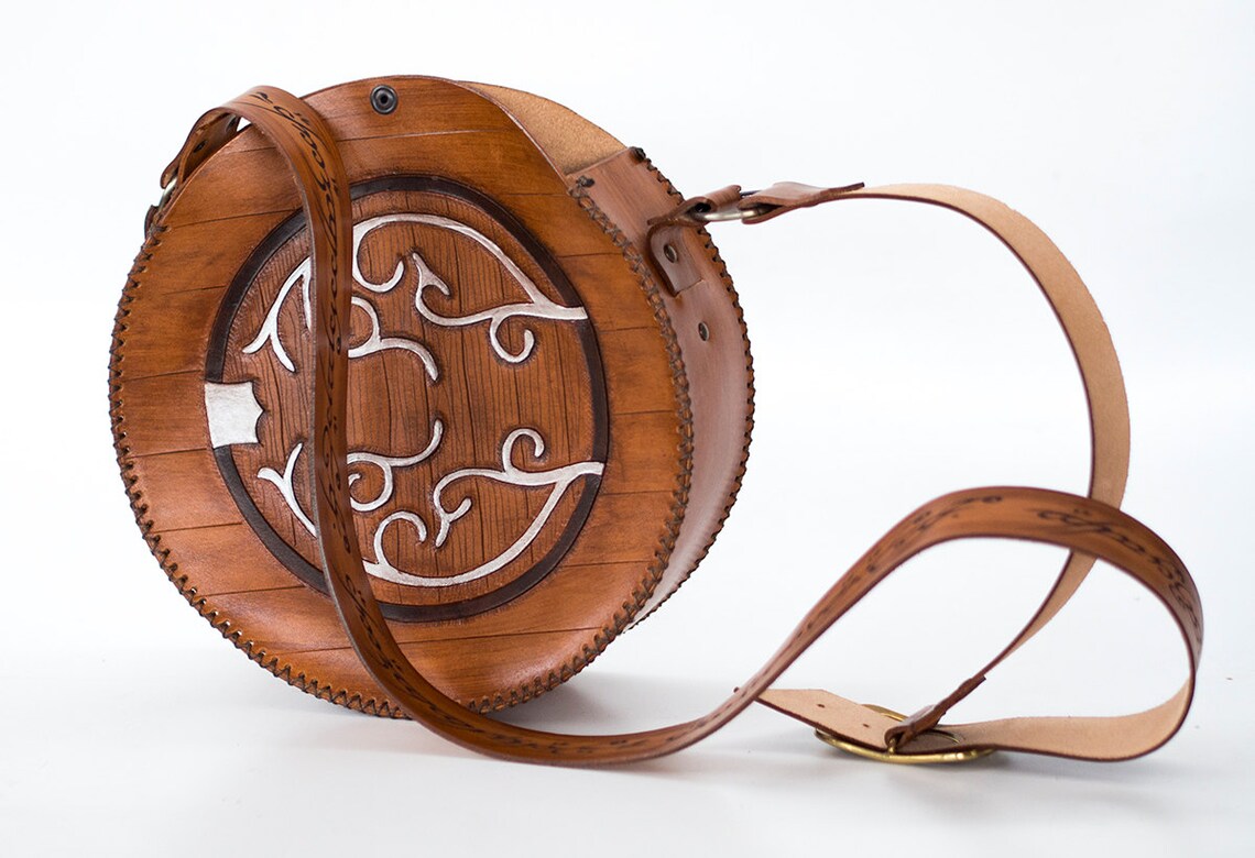 Green Door Bag Hobbit Inspired Bag End Leather Bag Baggins - Etsy