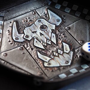Orks Dice Tray - Wh40k Leather Dice Tray - Xenos Army - Boyz - Warboss ...