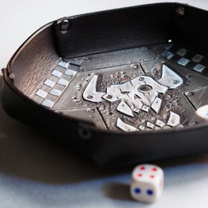 Orks Dice Tray - Wh40k Leather Dice Tray - Xenos Army - Boyz - Warboss ...