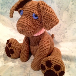 PATTERN: Chocolate Labrador Pouty Puppy Amigurumi - Etsy