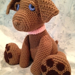 PATTERN: Chocolate Labrador Pouty Puppy Amigurumi - Etsy