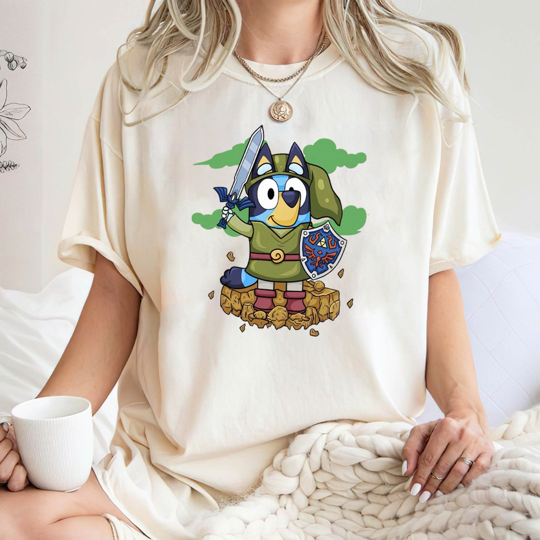 Bluey Legend of Zelda Shirt Bluey Mom Shirt Bluey and Bingo Family ...