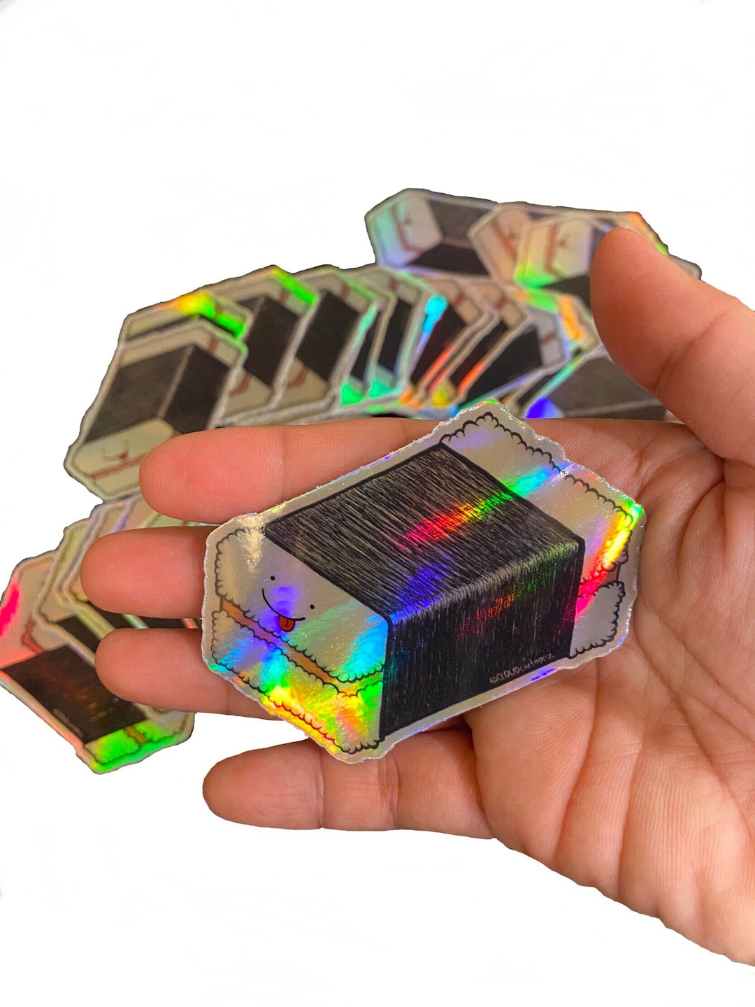 Spam Musubi Holographic Decal Sticker - Etsy