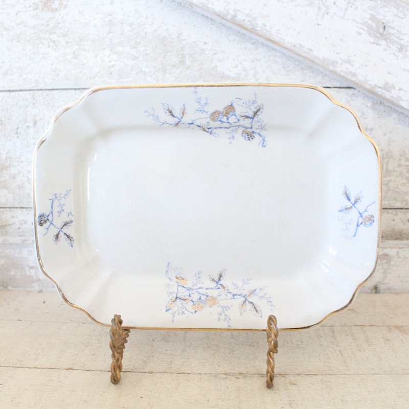 Old Ironstone Platter - Etsy