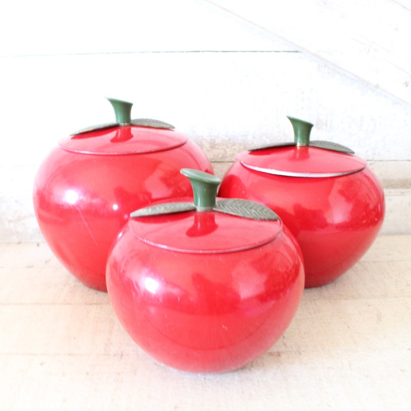 Apple Canisters - Etsy