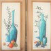 Vintage Mid Century Modern La Riviere Pair of Paintings RARE Modern ...