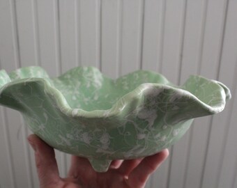 Shawnee Green Bowl - Etsy