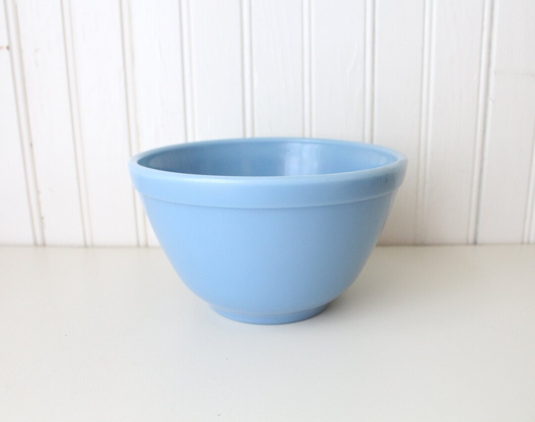 Vintage 1960s Delphite Blue Pyrex Mixing Bowl #401 - 1.5 Pint Delphite ...