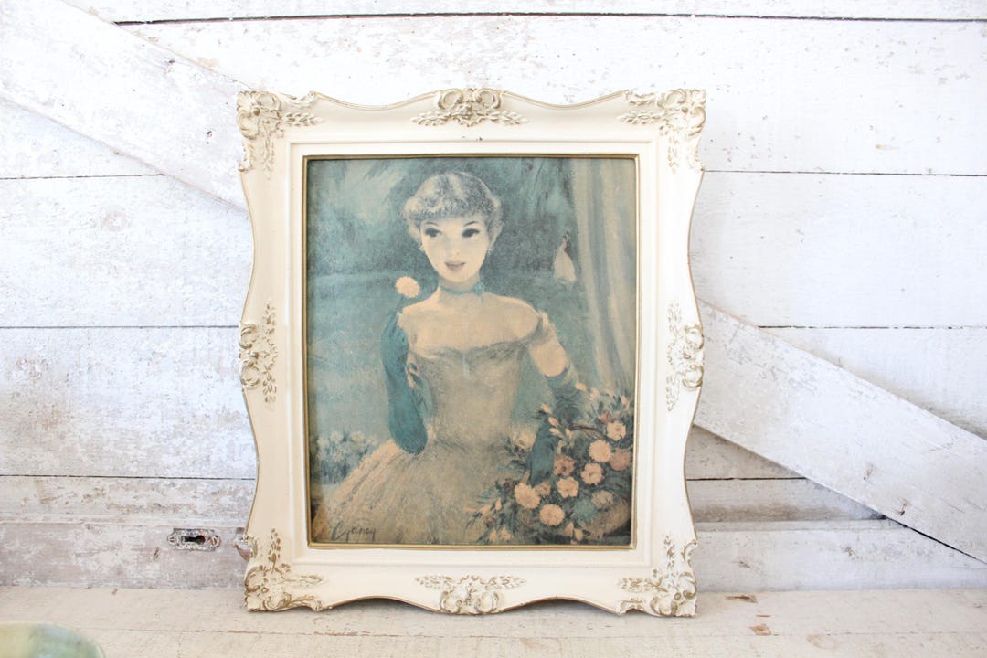 Vintage PR Regency 10x12 White Portrait, Picture Frames - 1960s Painted ...