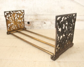Antique Brass Book Holder - Etsy