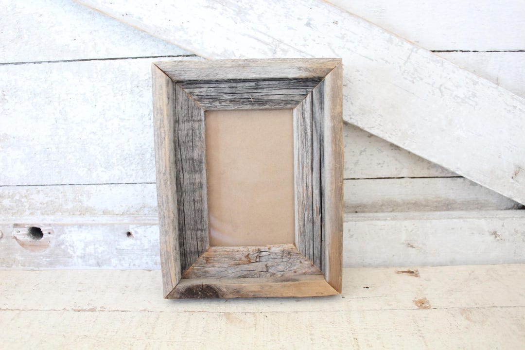 Vintage Rustic Gray Barn Wood 4x6 Frame - Rustic Gray Barn Wood Frame ...