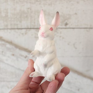 Vintage Porcelain Rabbit Figurines Ceramic Porcelain Rabbits, OIG ...