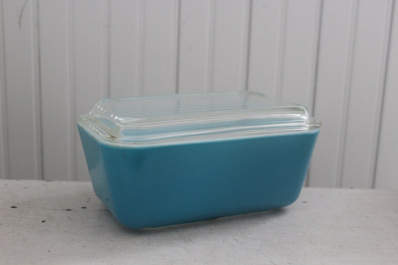 Vintage Heritage Blue Refrigerator Storage Dishes W/ribbed - Etsy