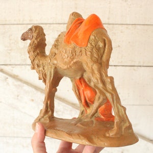 Vintage 1970s Nativity Standing Camel - Large Ceramic Standing Nativity ...