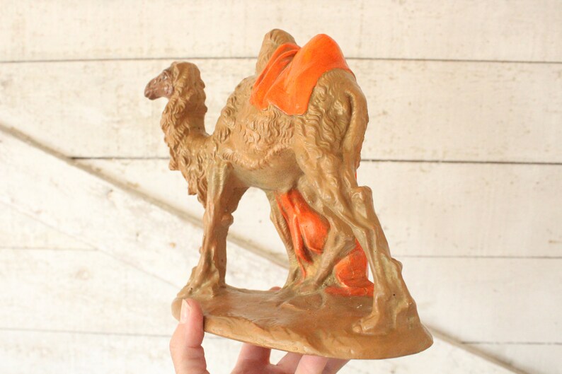 Vintage 1970s Nativity Standing Camel Large Ceramic Standing - Etsy