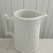 Vintage Ironstone Milk Pitcher - Antique Ironstone, Straight Handle ...