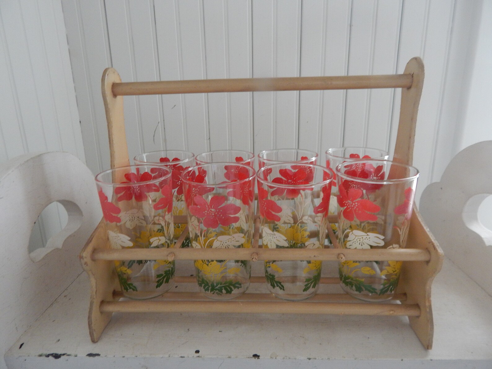 Vintage 1950s Set of Drinking Glasses Tumblers Mid Century - Etsy